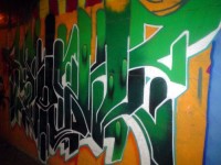 Atlanta Graffiti – Blue Distortion